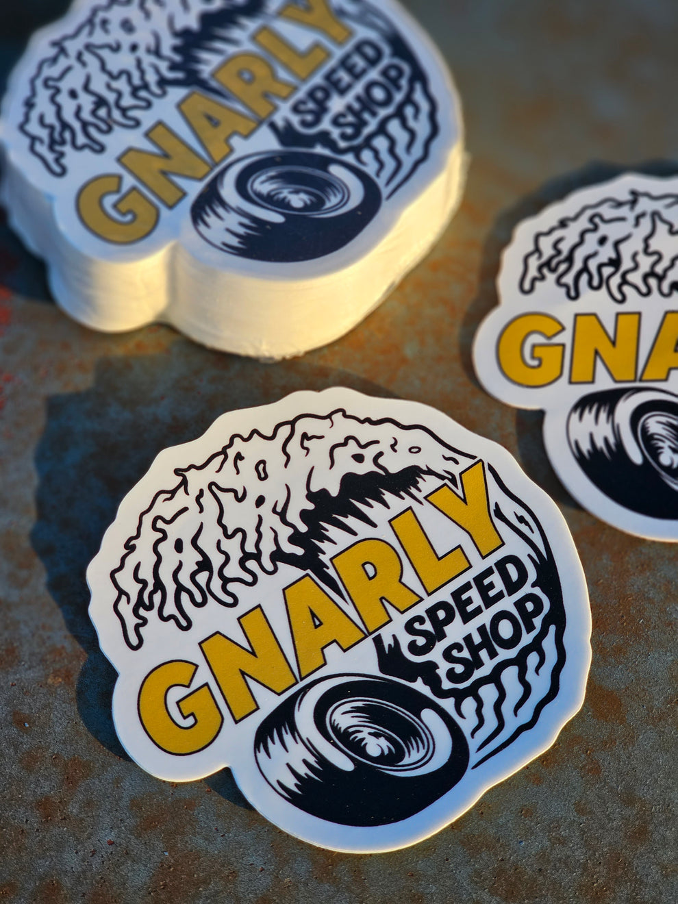 Gnarly Speed Shop Logo Sticker – GNARLY SPEED SHOP
