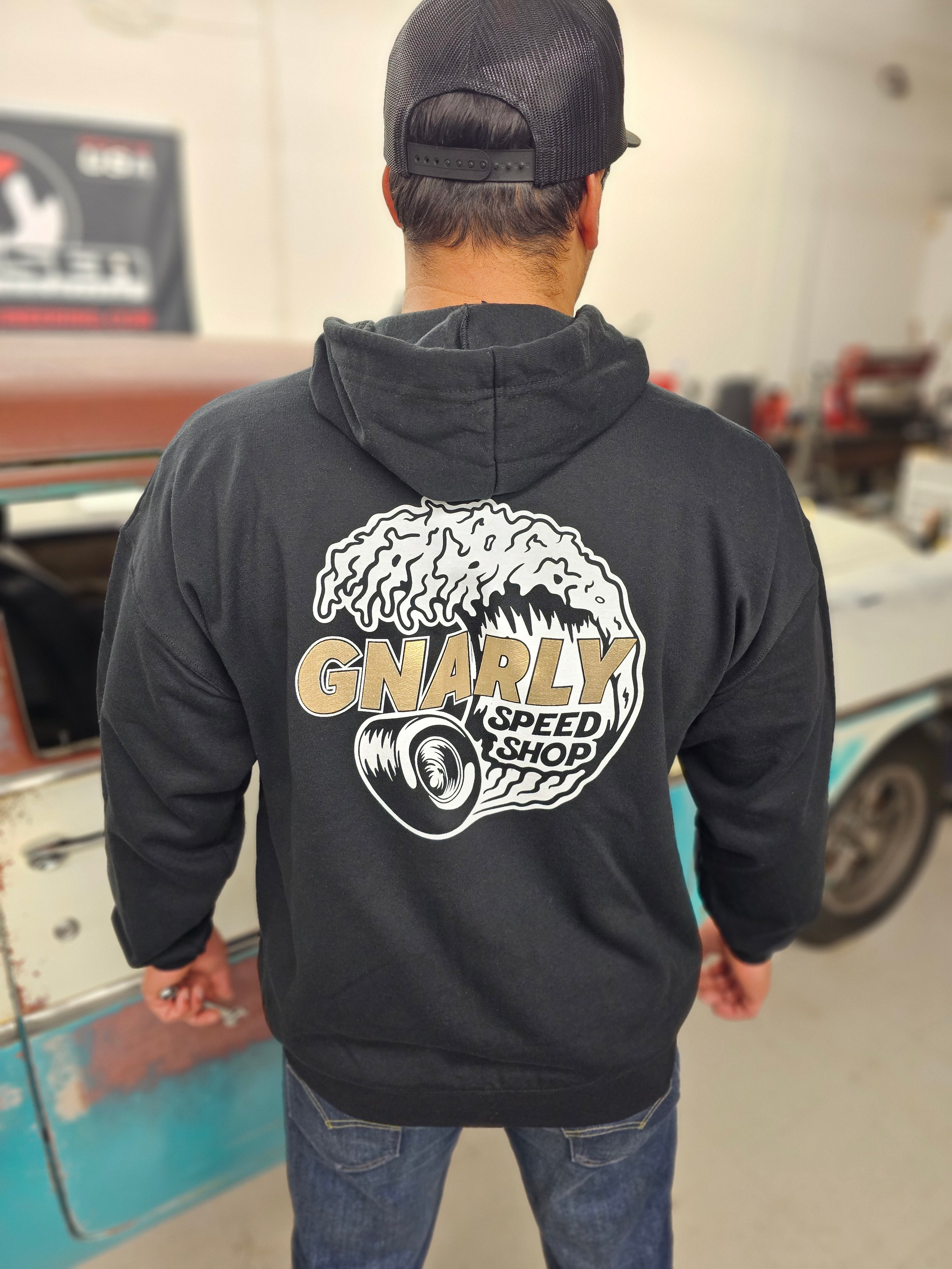 Gnarly Speed Shop Logo Zip Up Hoodie – GNARLY SPEED SHOP